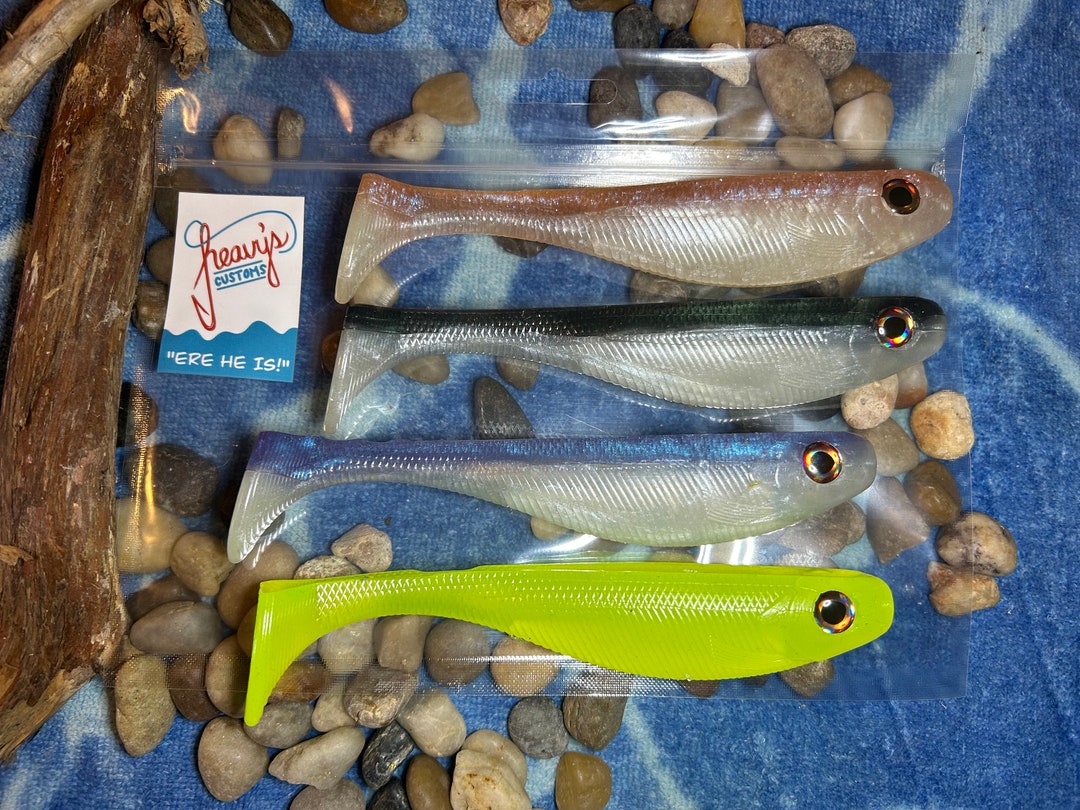 6” Soft Plastic Swimbaits - Etsy
