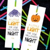 Printable Glowstick Tag Halloween Favor. Cute Cartoon DIY Candy Free ...