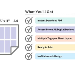 Printable Glow Stick Tag Halloween Favor, 2pk. Ready to Print ...