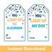 Printable Valentines Glowstick Tag. Glow Stick, Candy Free Gift for ...