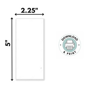 Printable Glow Stick Tag Halloween Favor, 2pk. Ready to Print ...