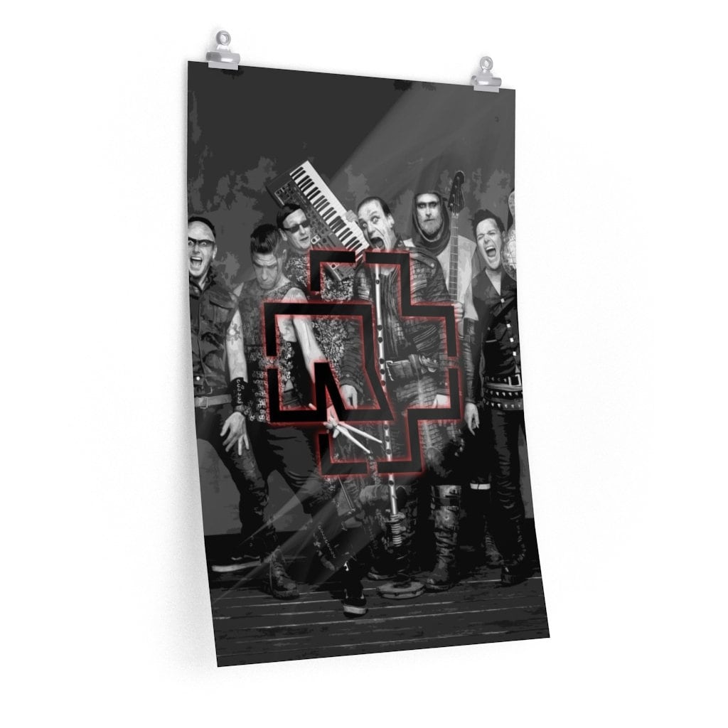 Rammstein 28th Anniversary World Tour 2022 Poster Printerval Deutschland