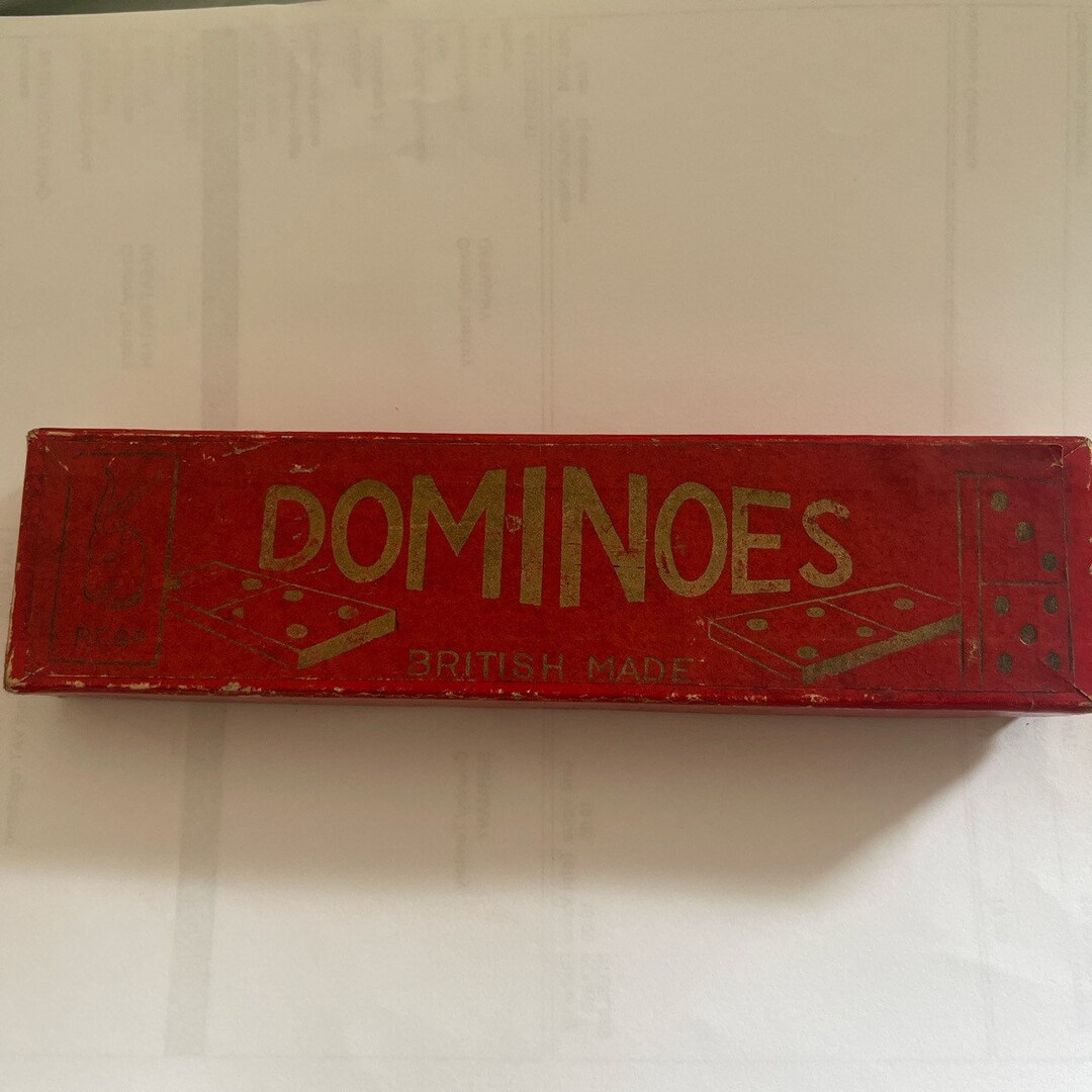 Vintage Dominos British Made - Etsy