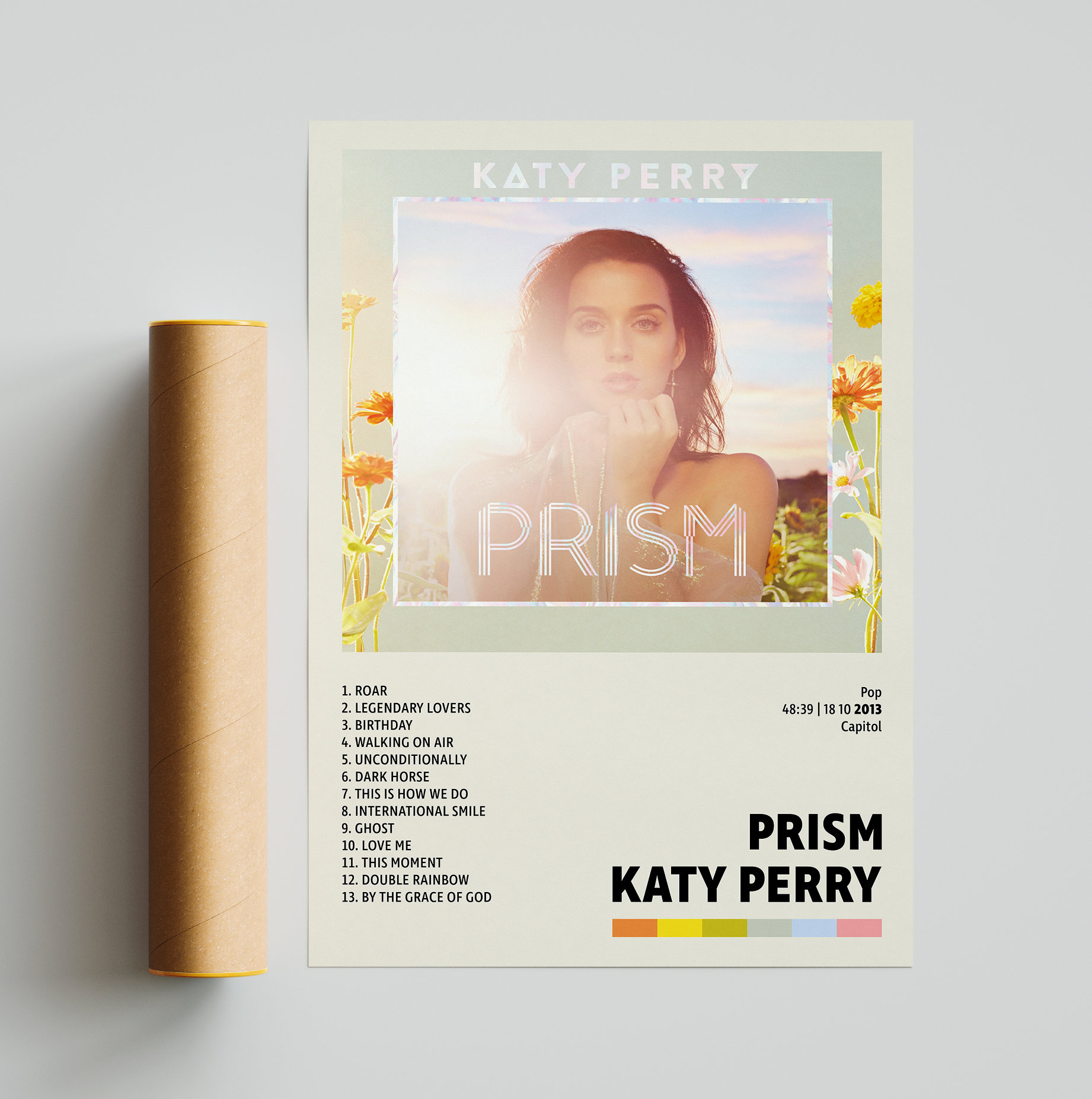 Katy Perry Prism Album Back Cover