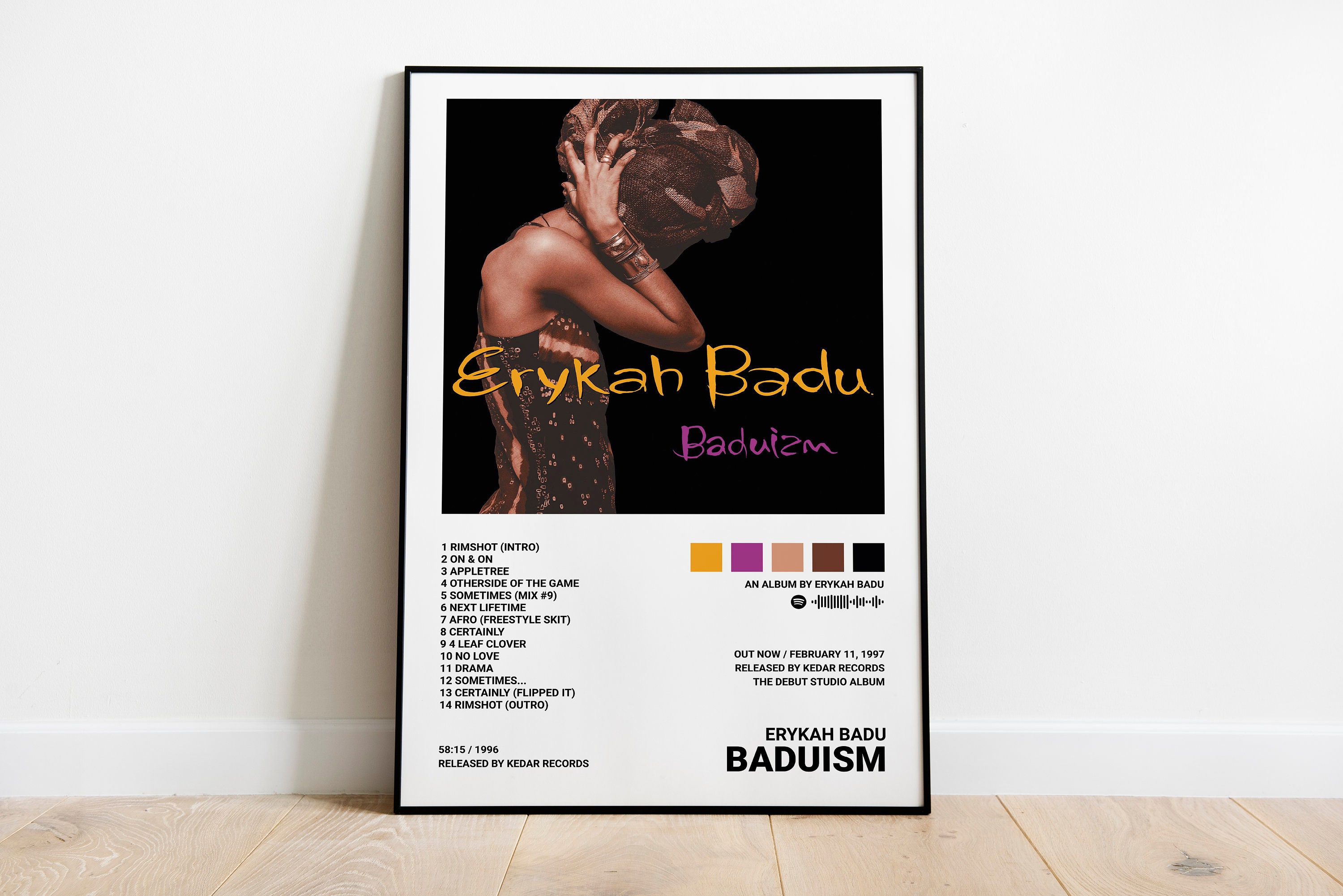 Erykah Badu Posters / Baduism Poster, Erykah Badu, Baduism, Album Cover ...