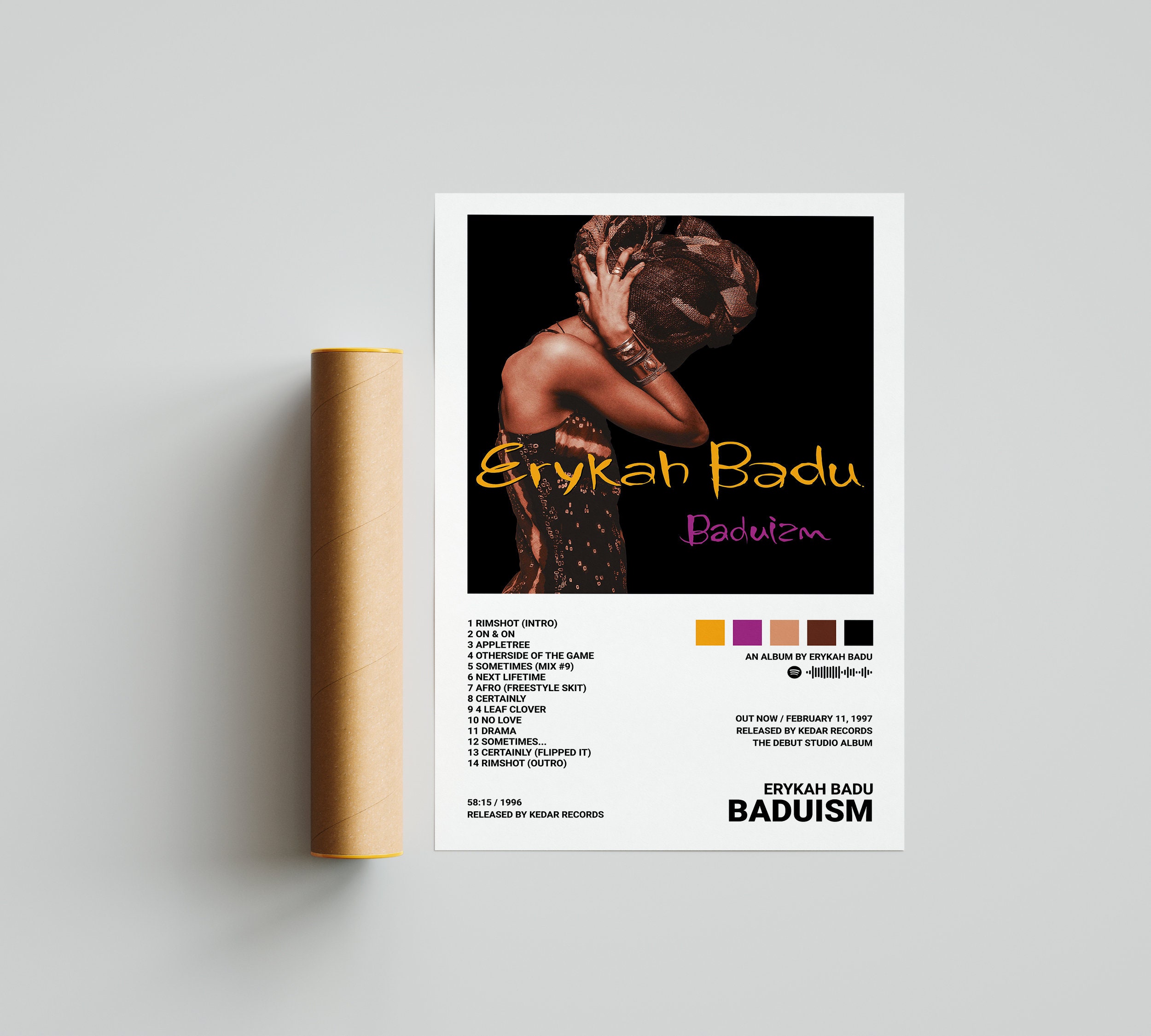 Erykah Badu Posters / Baduism Poster, Erykah Badu, Baduism, Album Cover ...