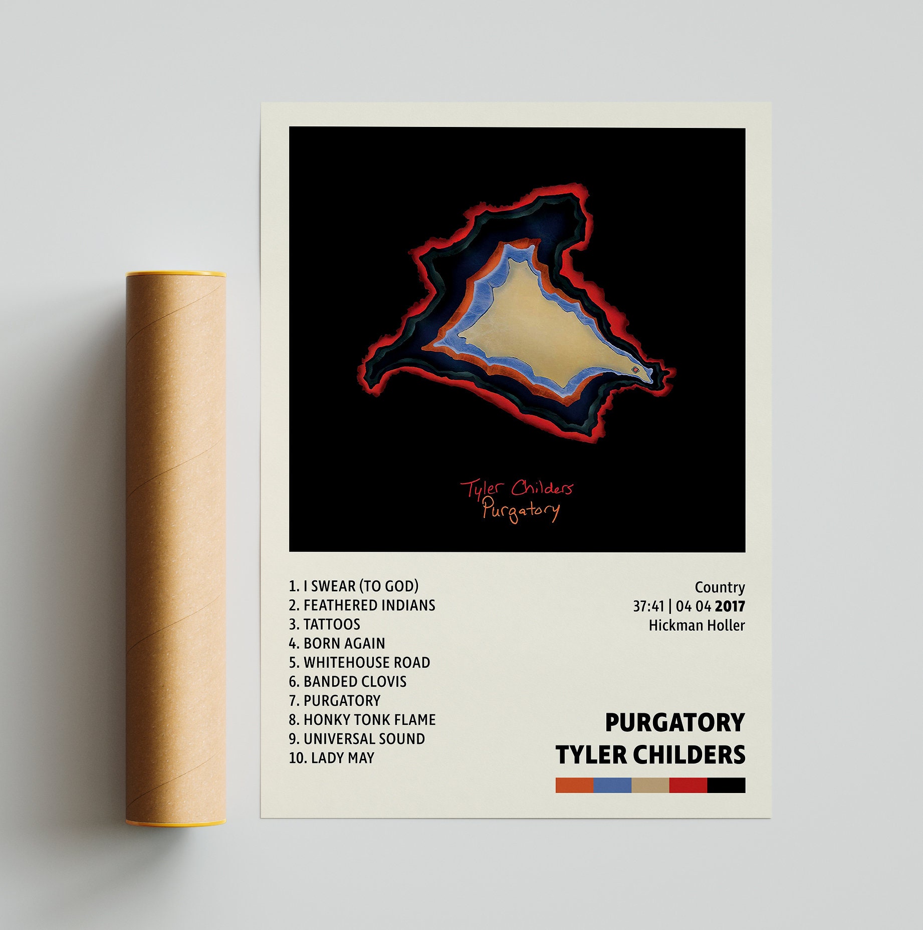 Tyler Childers Posters / Purgatory Poster / Album Cover Poster Designed ...