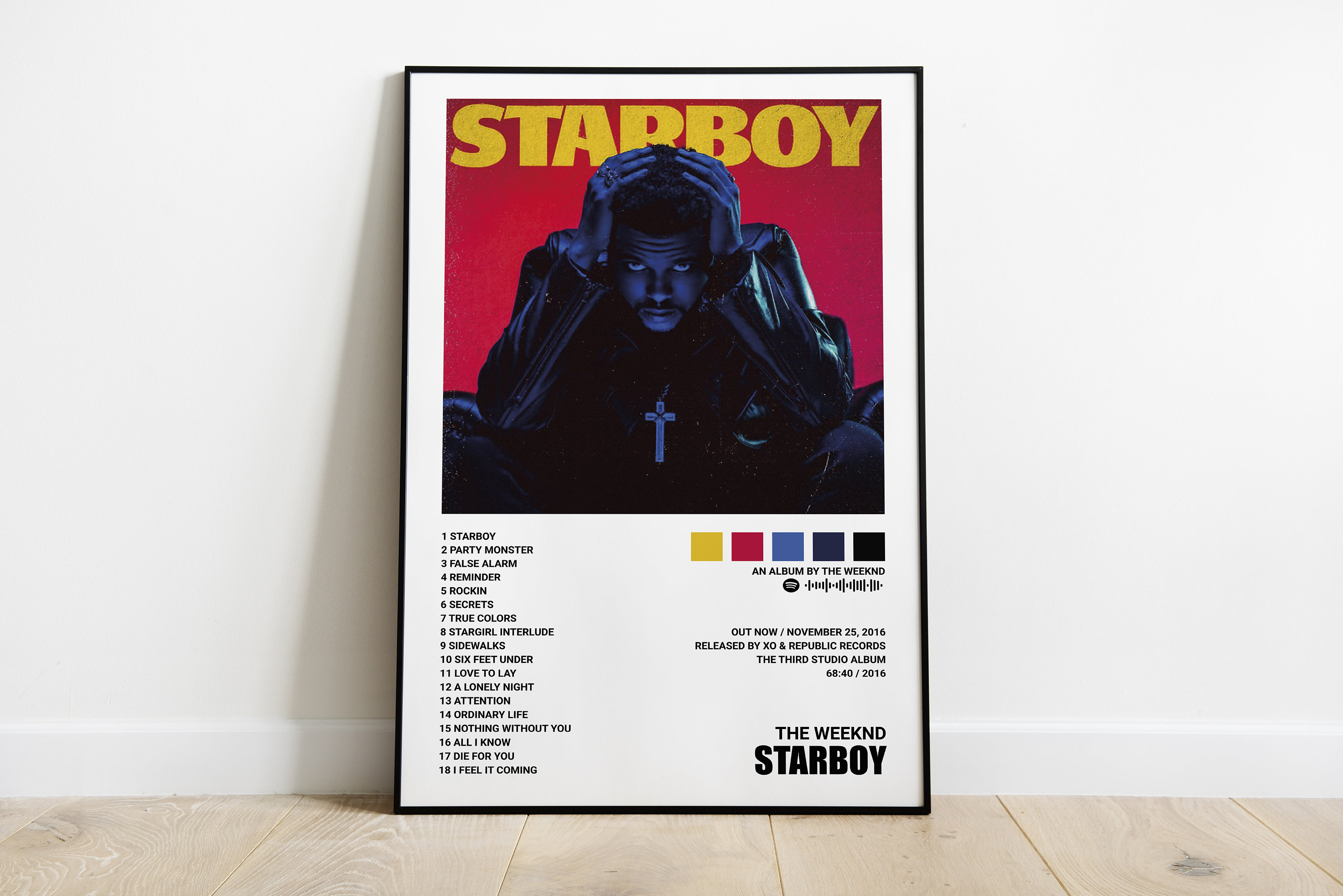 The Weeknd Posters / Starboy Poster / The Weeknd, Starboy, Album Cover ...