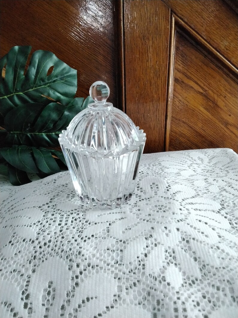 Diamond Fire Mikasa Oval Covered Lead Crystal Dish Trinket Box - Etsy