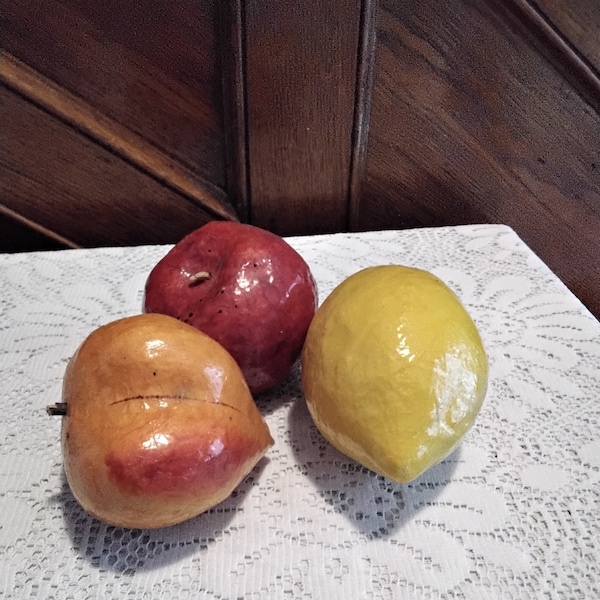 Paper Mache Fruit - Etsy