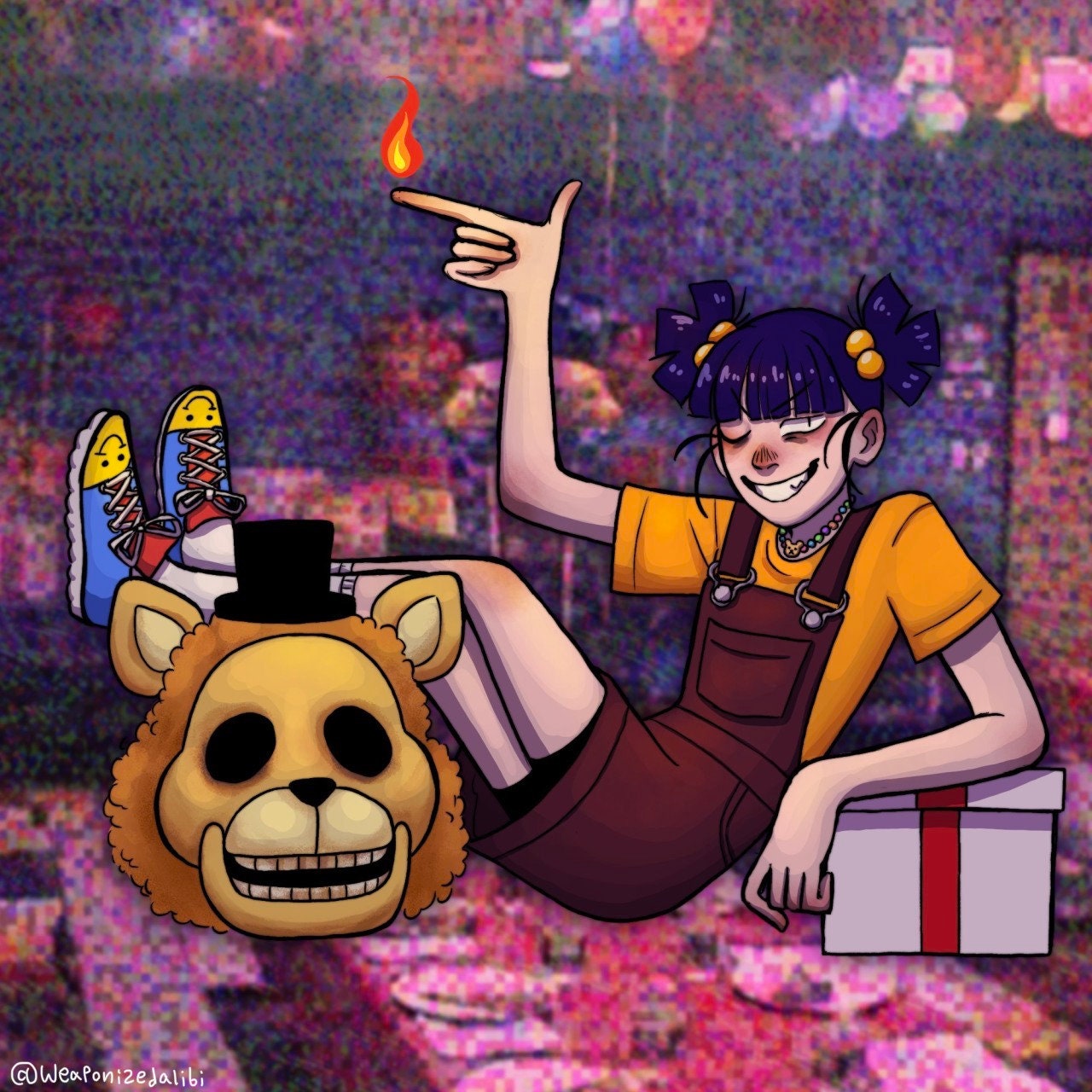 Cassidy FNAF Art Print - Etsy