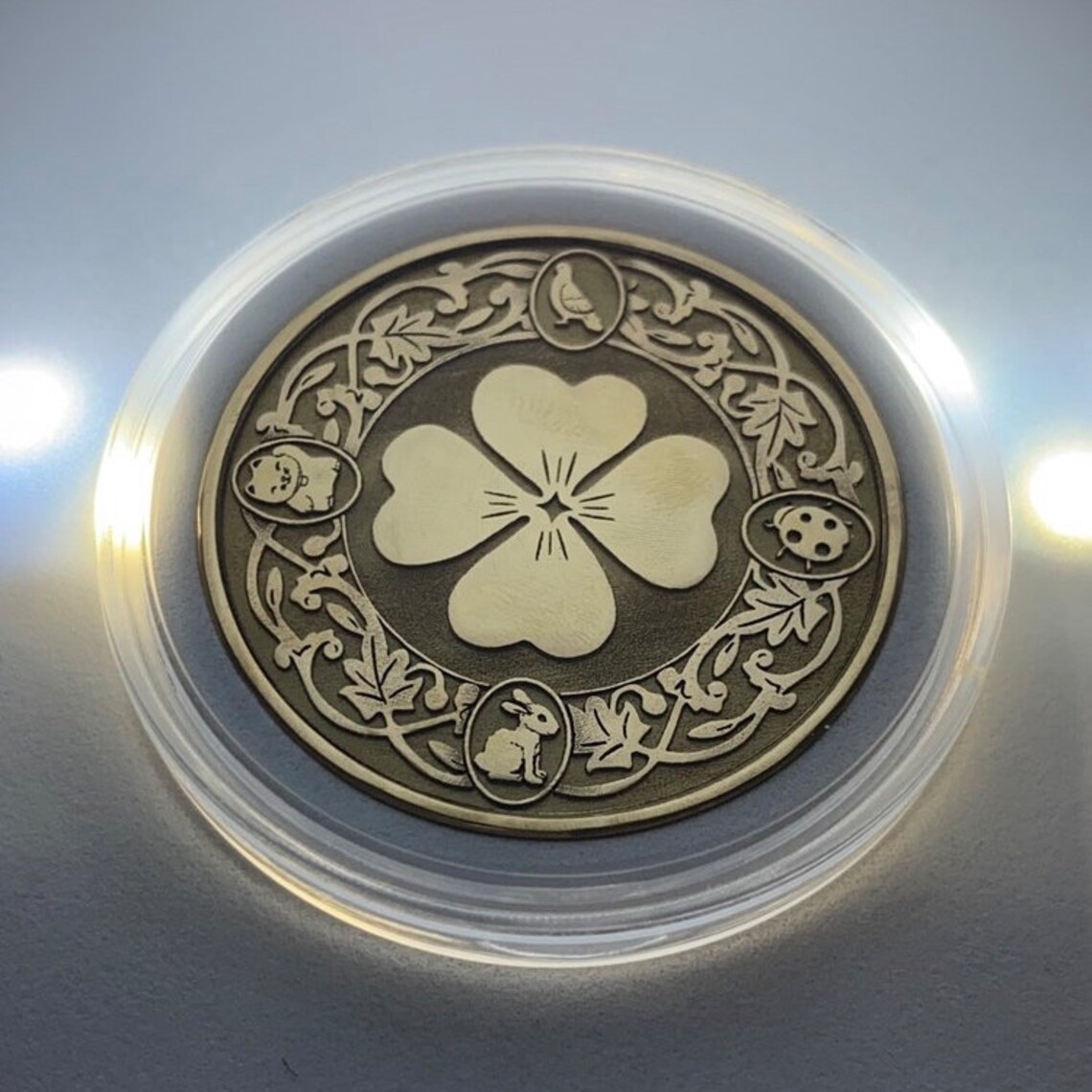 ULTIMATE LUCKY Coin Pure Brass Coin 3mm Thick 40 Mm Wide. - Etsy