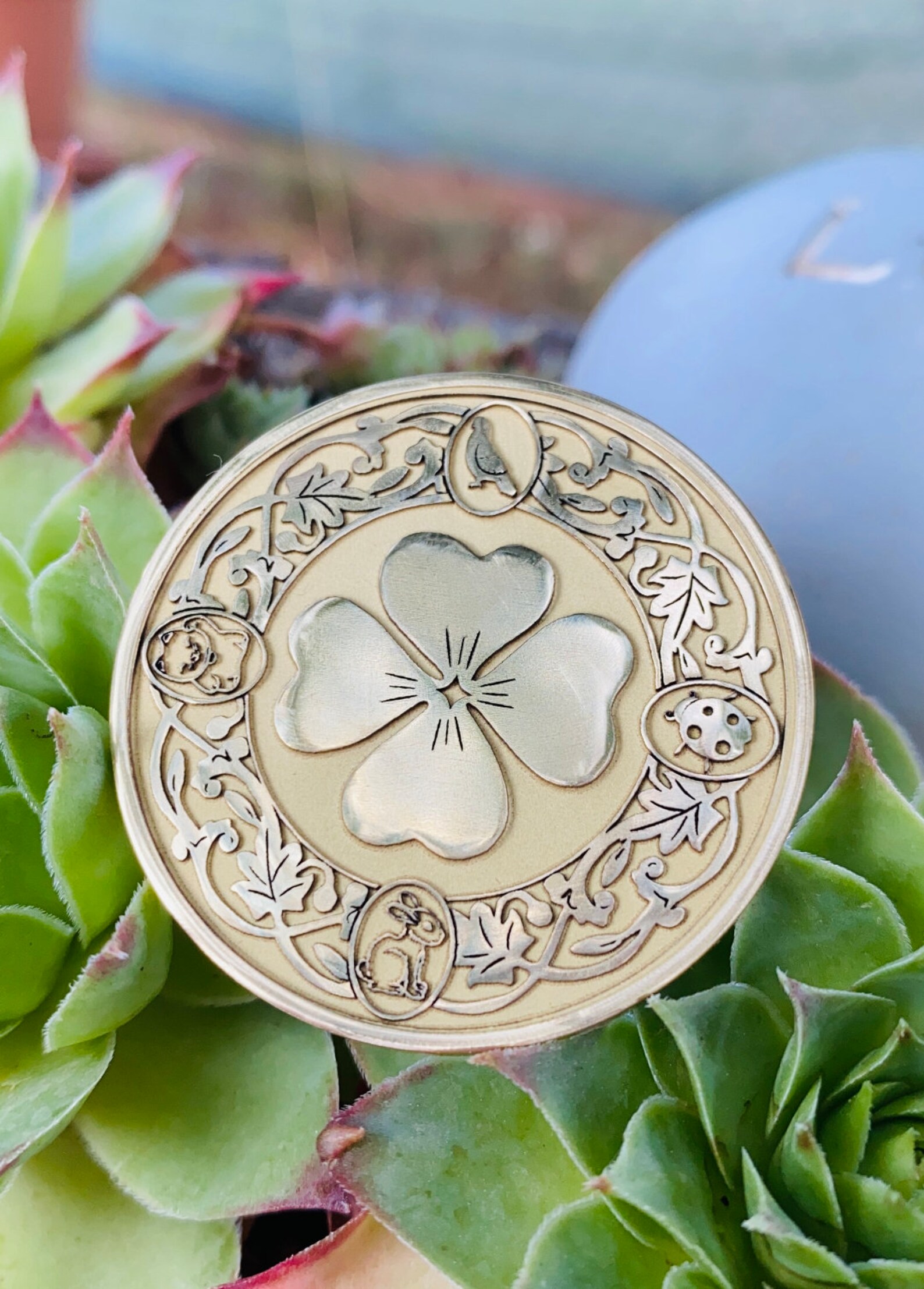 ULTIMATE LUCKY Coin Pure Brass Coin 3mm Thick 40 Mm Wide. - Etsy