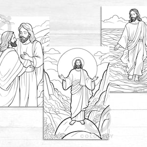 Faithful Fun: 50 Jesus Coloring Pages for All Ages - Instant Download ...