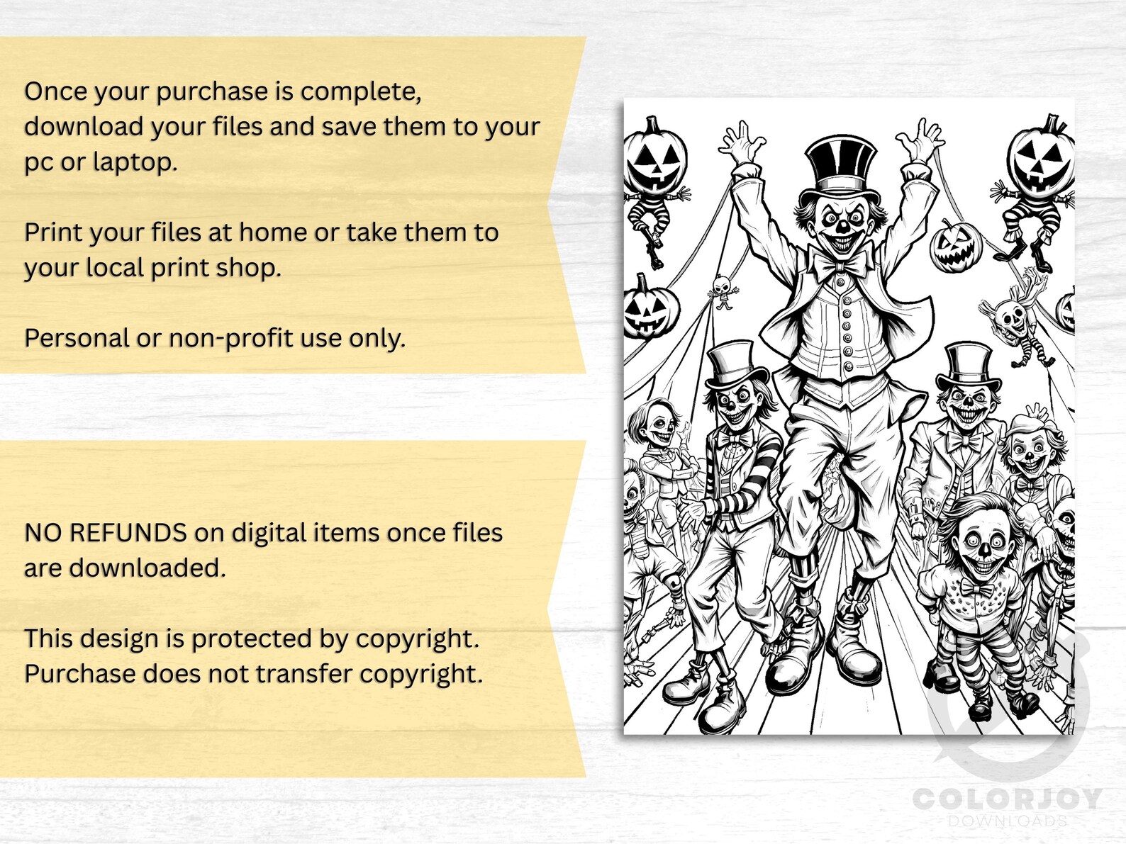 Spooky Season Printable Pack: 124 Halloween Coloring Pages for Adults ...