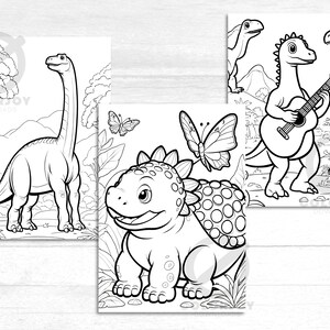 70 Dino Coloring Pages: Jurassic Adventure, Printable Kids Activity ...