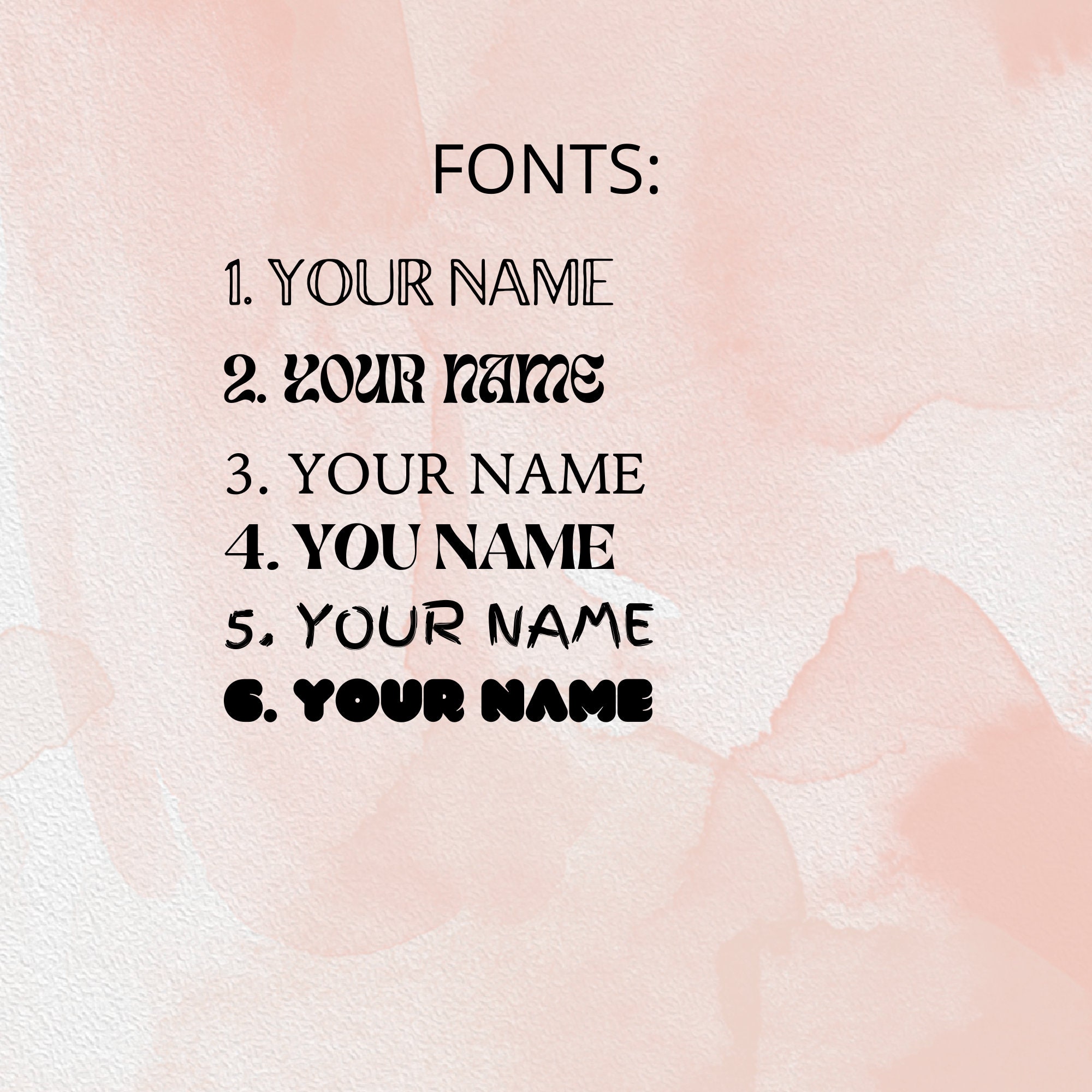 Personalized Kids Name Print, PRINTABLE WALL ART, Custom Name Print ...