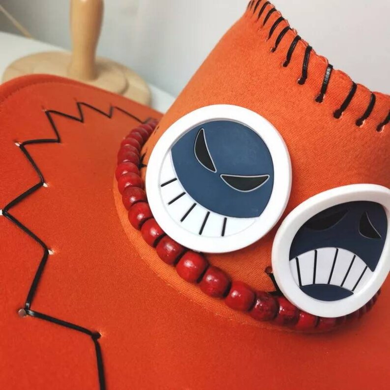 Anime Hat Ace Asce Hat Portgas D Ace Cosplay Anime - Etsy