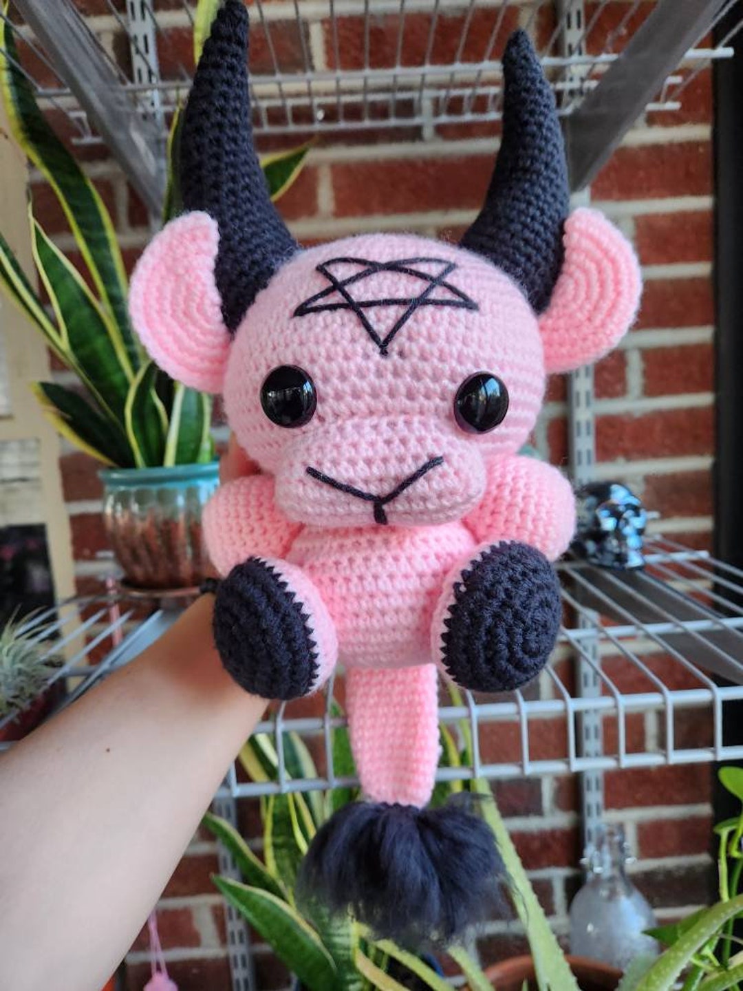 Pink Pastel Goth Goat - Etsy