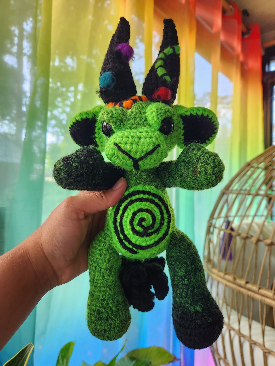Neon Boogie Goat - Etsy