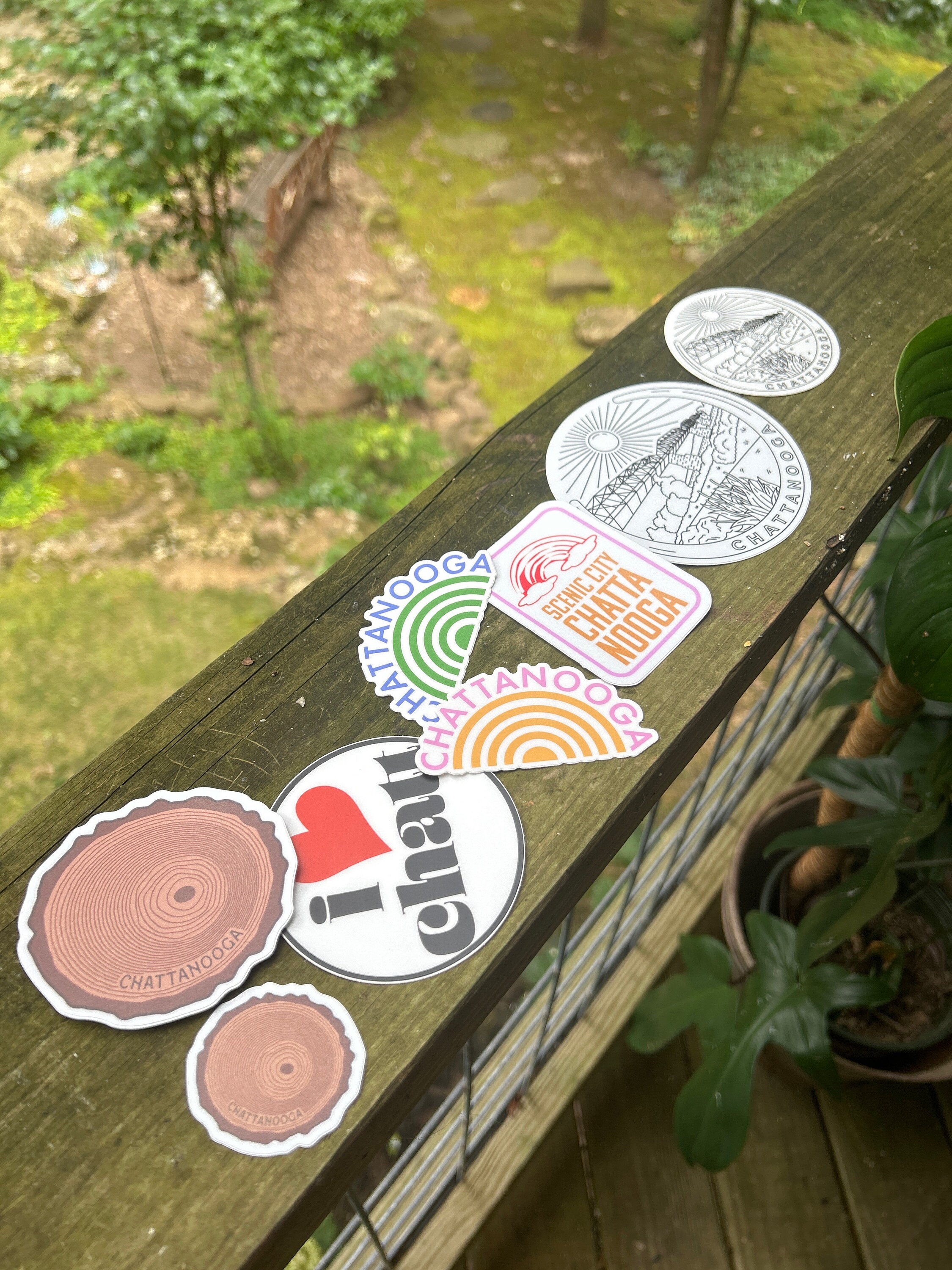 Chattanooga Sticker Collection of 8 Stickers - Etsy