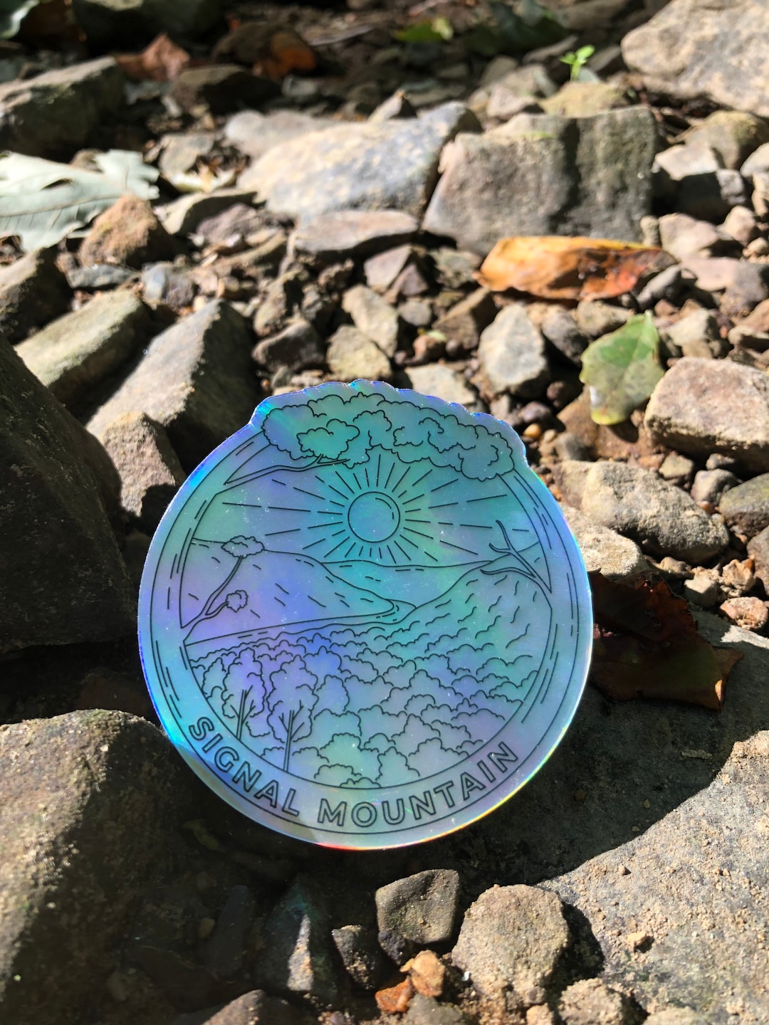 Holographic Signal Point Sticker - Etsy