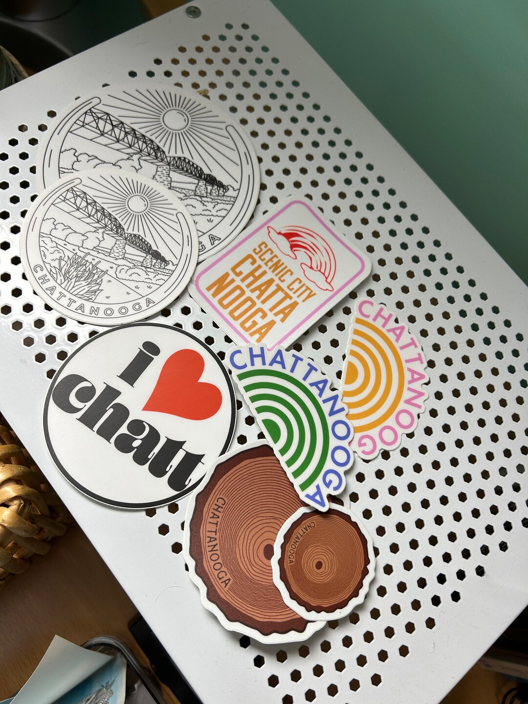 Chattanooga Sticker Collection of 8 Stickers - Etsy