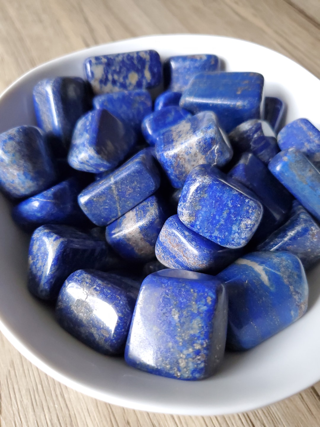 Lapis Lazuli Tumbles | Blue | Pyrite | Throat Chakra | Gifts | Healing ...