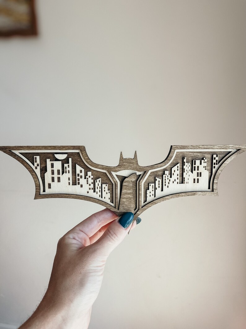 3D Wooden Bat Sign - Etsy