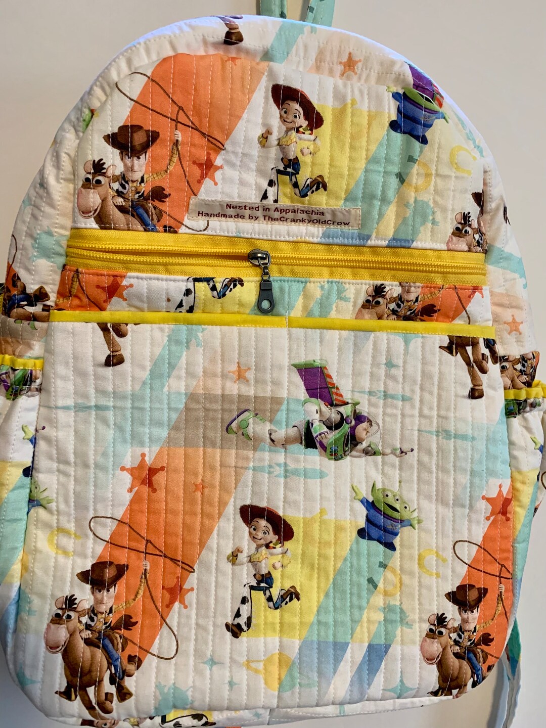 Toy Story Woody and Friends Backpack: Handmade in the USA - Etsy