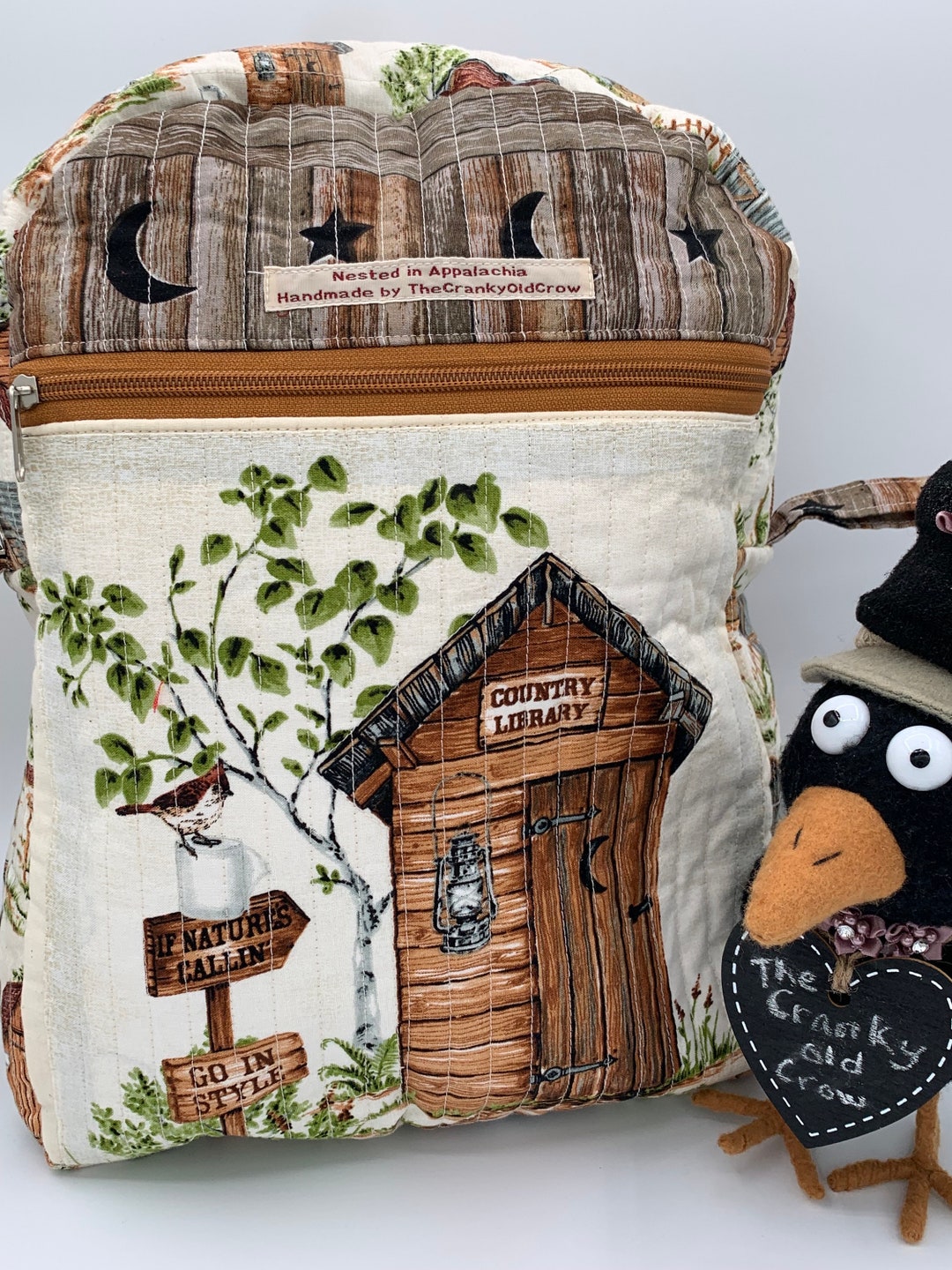 The Simple Country Life Library Backpack Handmade in the USA by the ...