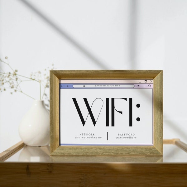 Cute Wifi Sign - Etsy