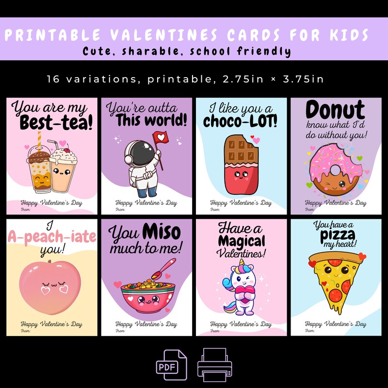 Kawaii Valentines - Etsy