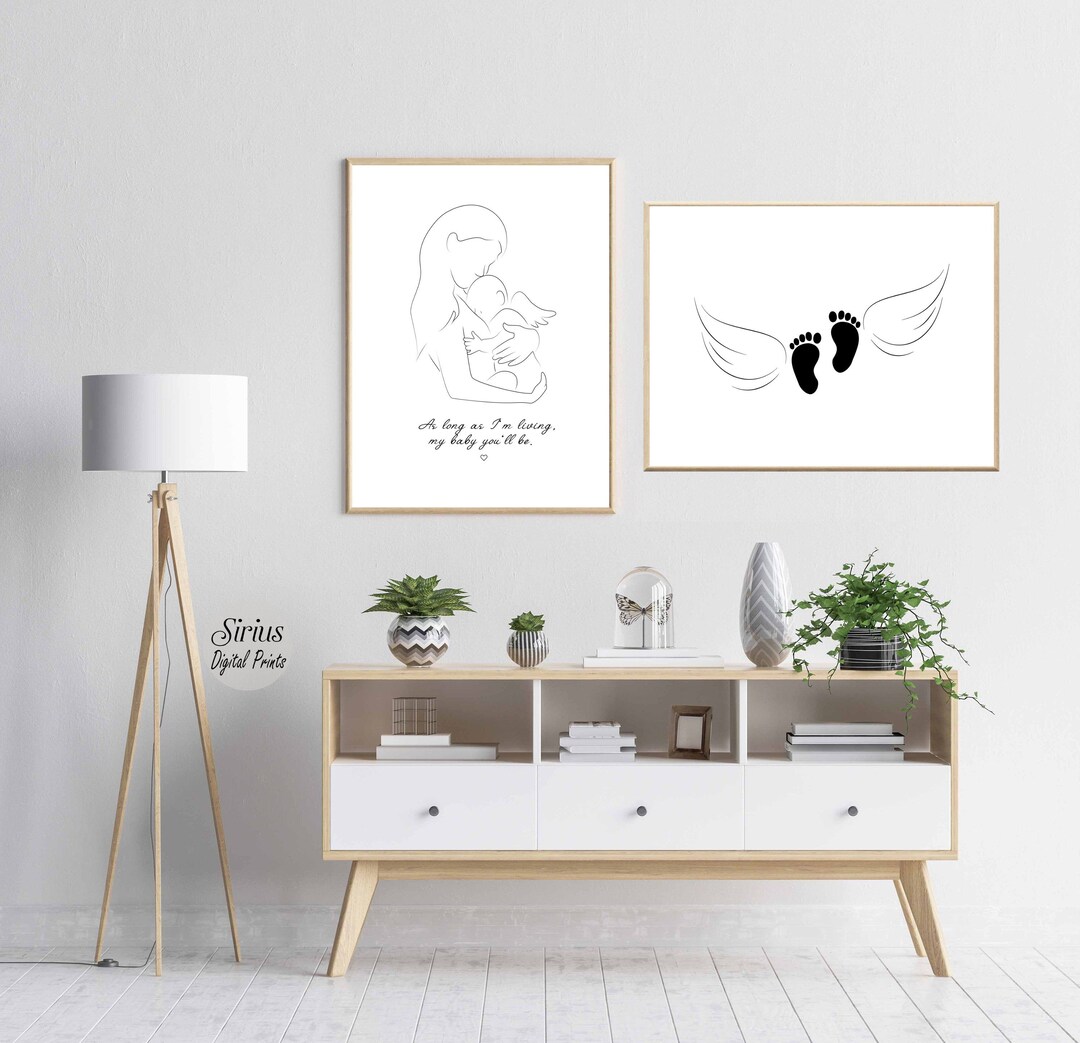 Baby Loss,mother and Baby,baby Line Art, Baby Footprint, Miscarriage ...
