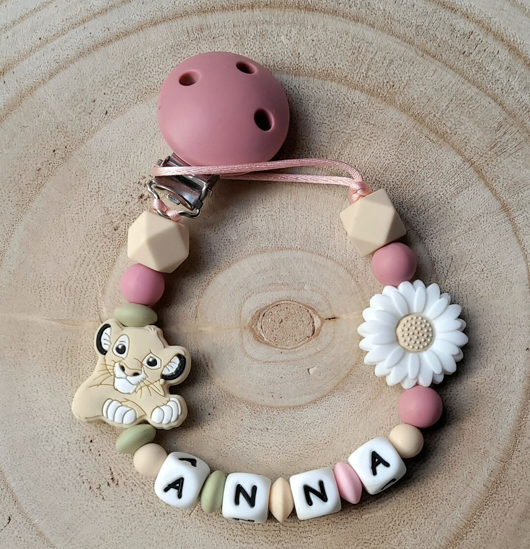 Personalized Simba Pacifier Clip - Etsy