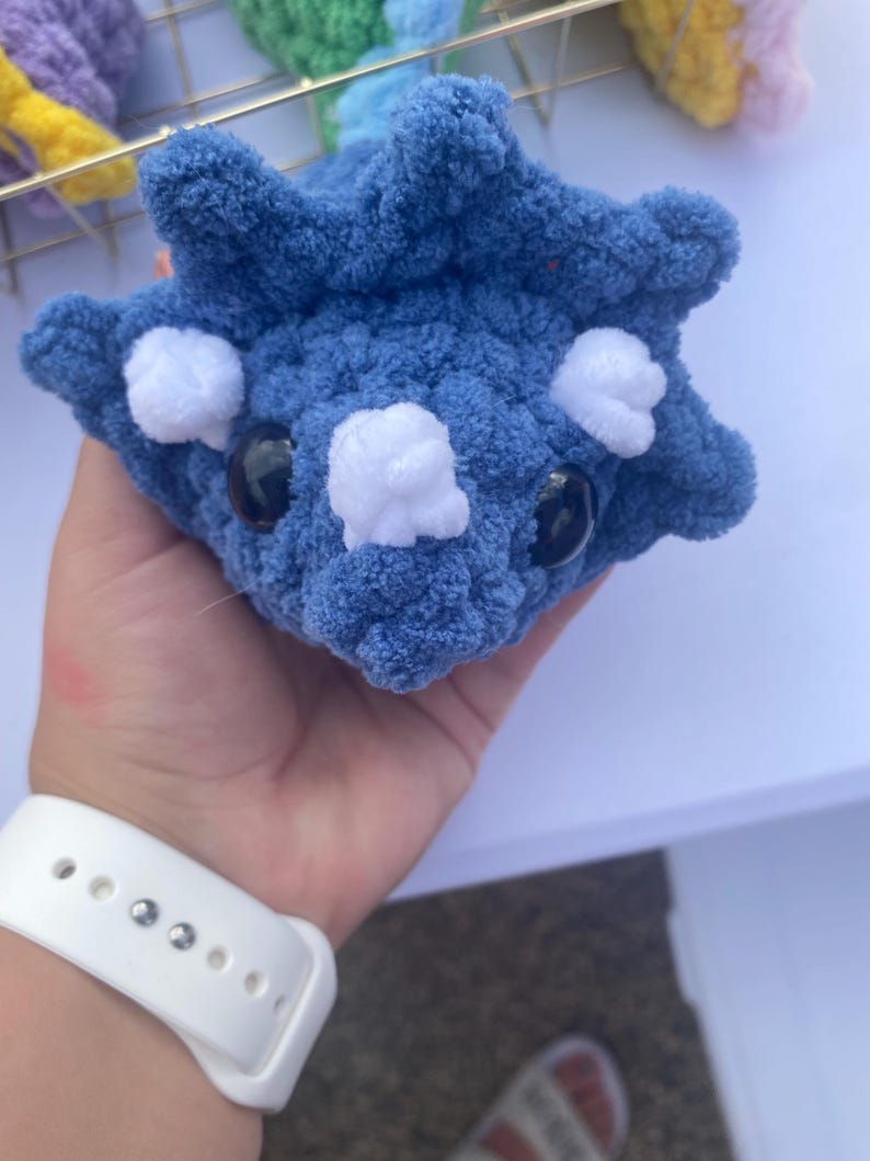 Triceratops Plush - Etsy