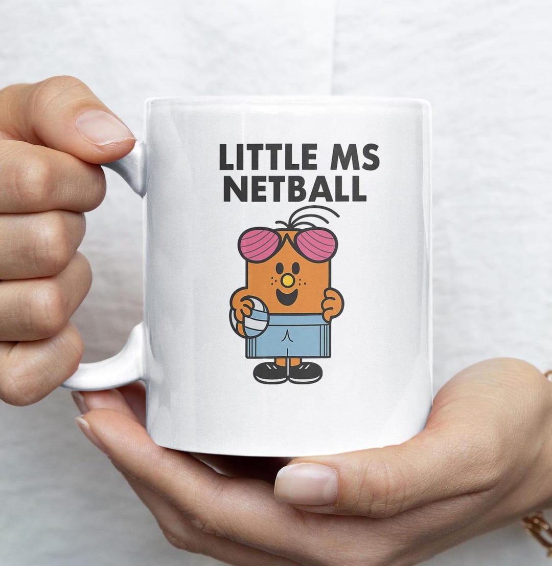 Novelty Little Ms NETBALL 11oz Coffee Mug - Netball Team Gifts for Her ...
