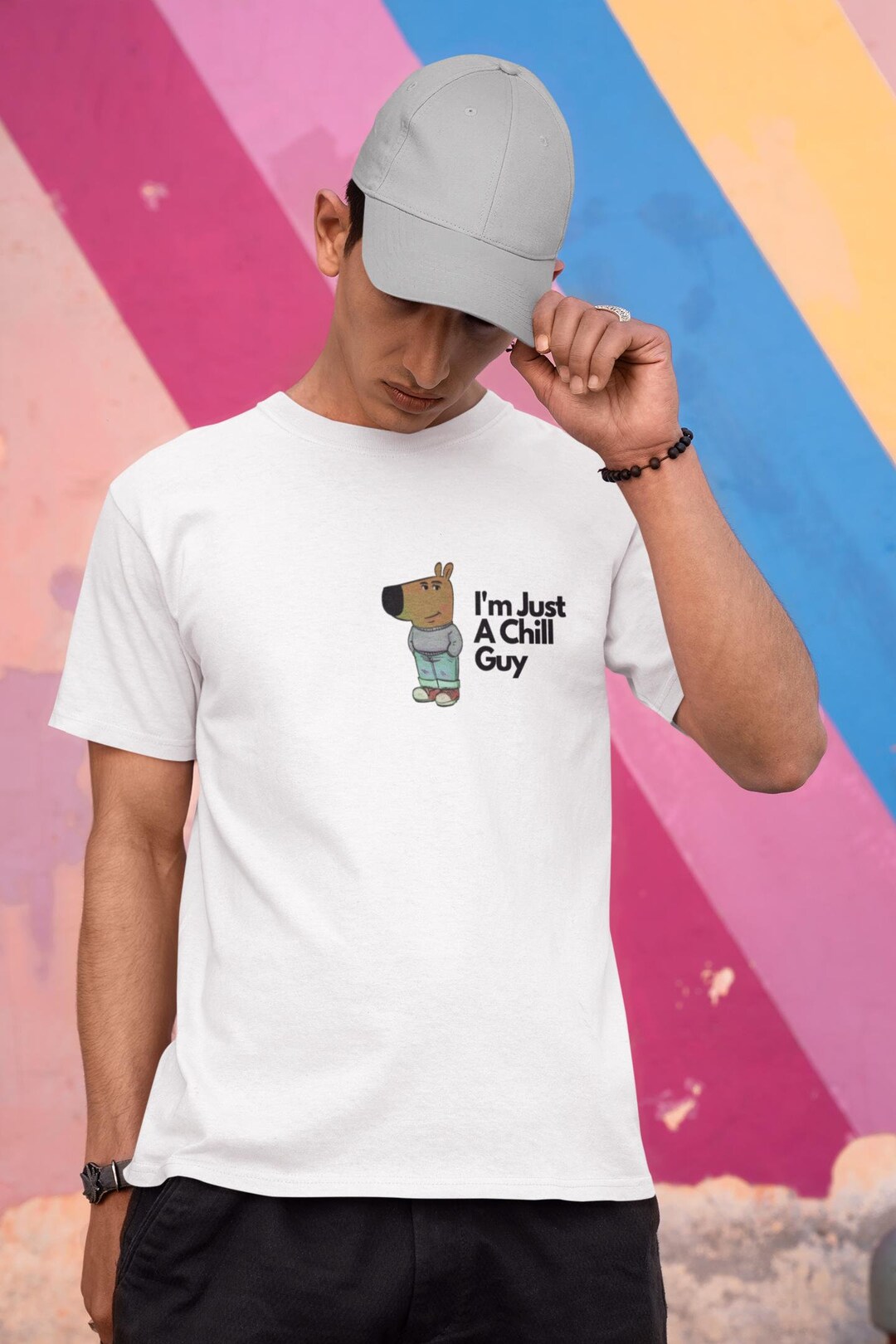 Just a Chill Guy T-shirt, Chill Guy Meme Gift, Funny Shirt, Christmas ...