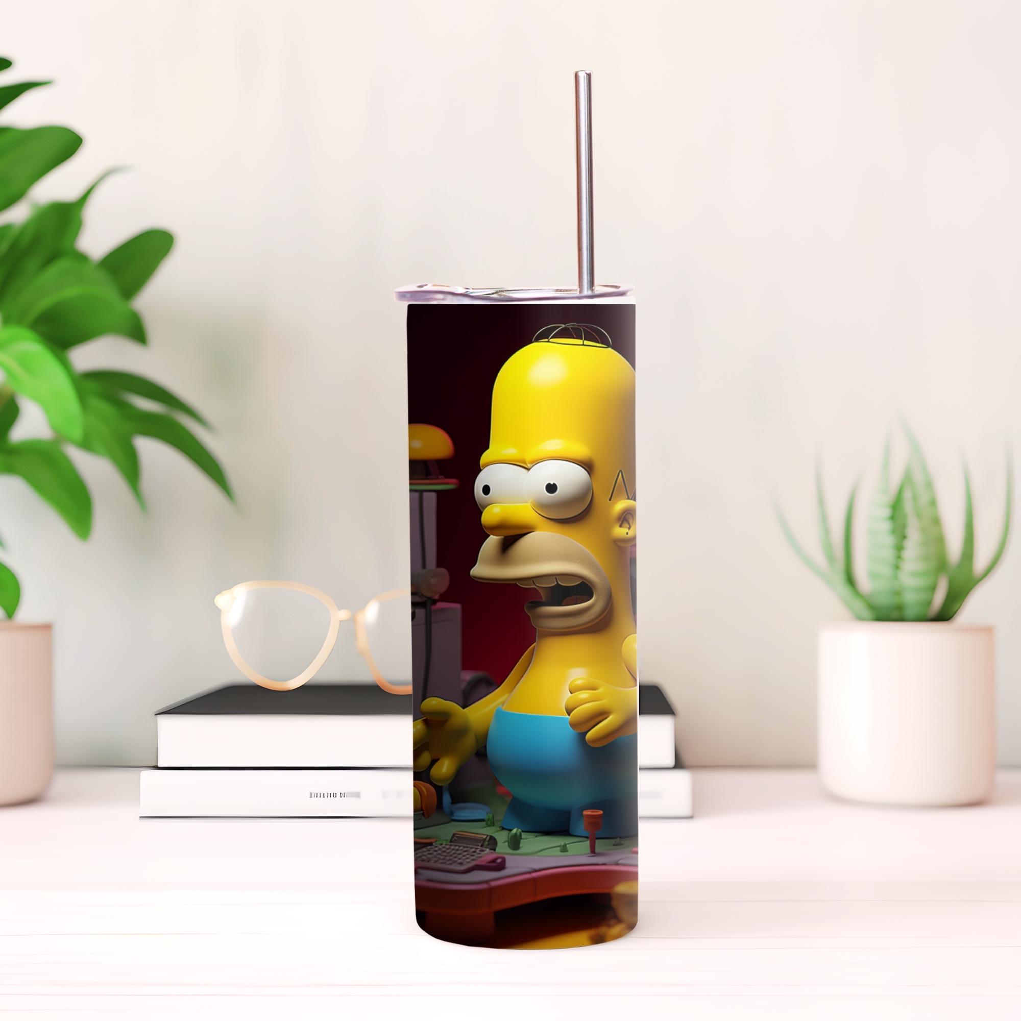 Simpsons Tumbler Design: 20 Oz Skinny Sublimation Image (digital ...