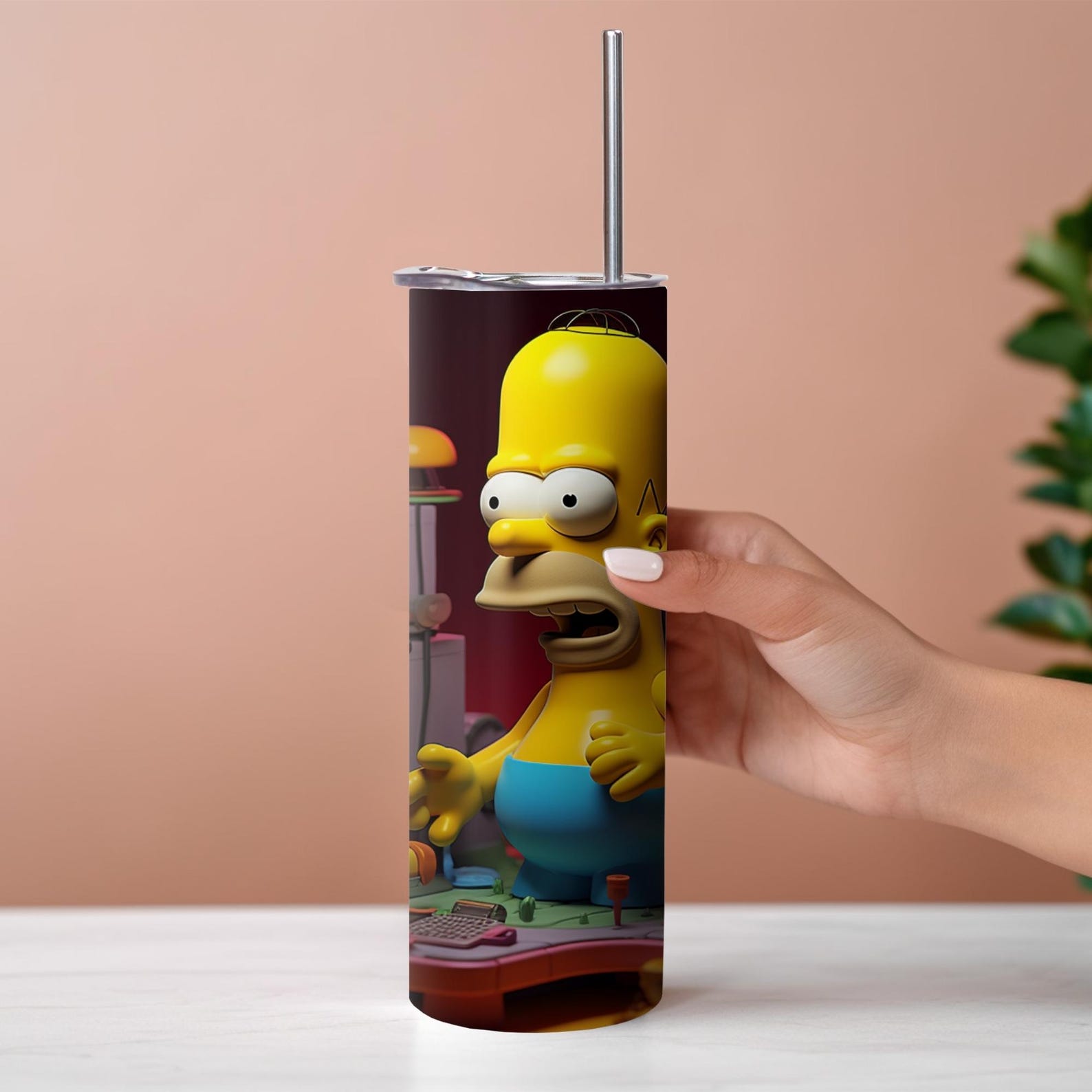 Simpsons Tumbler Design: 20 Oz Skinny Sublimation Image (digital ...