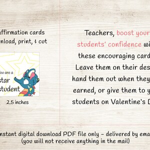 Kids Affirmation Cards, Words of Affirmation, Student Affirmation ...