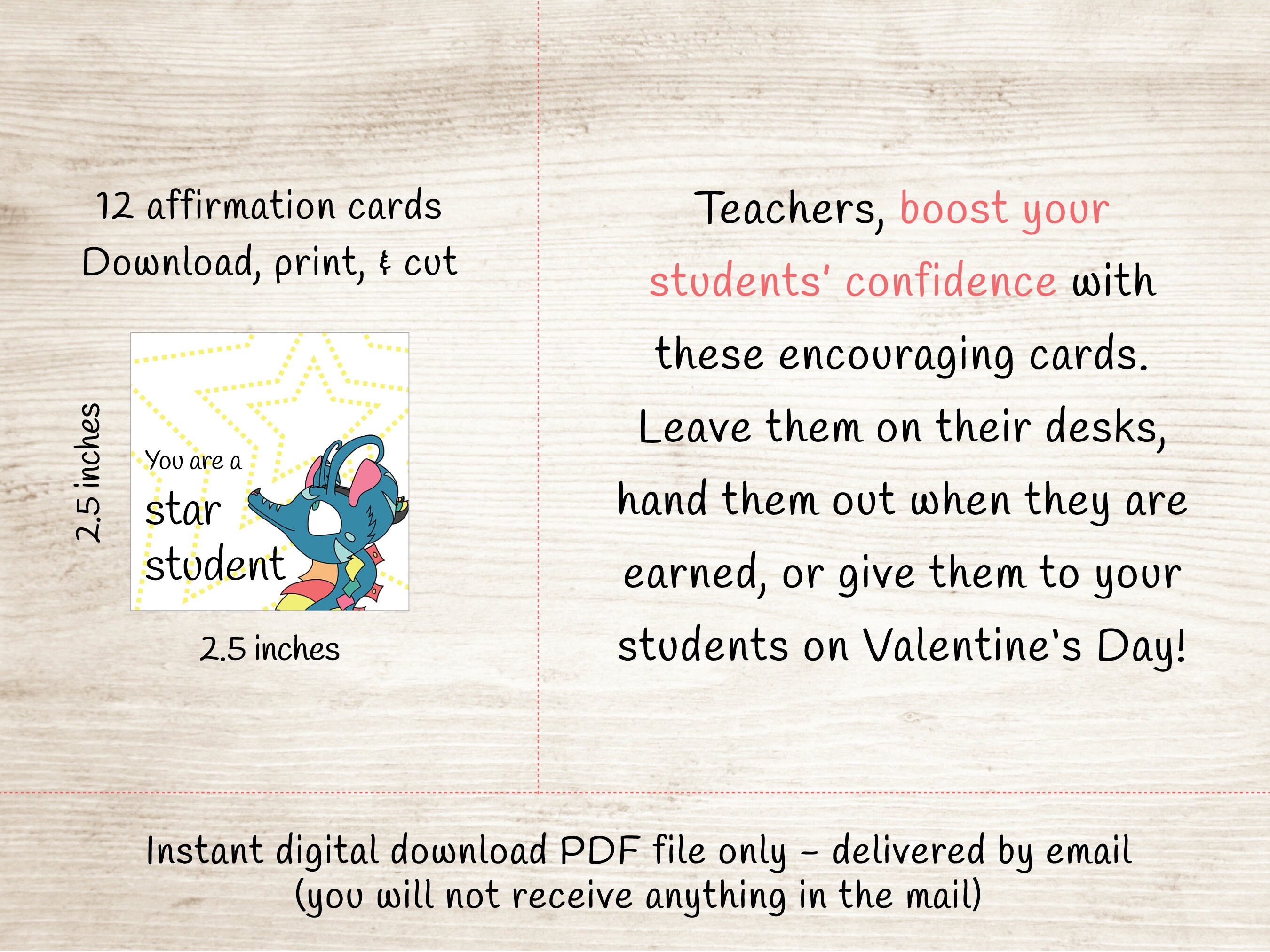 Kids Affirmation Cards, Words of Affirmation, Student Affirmation ...