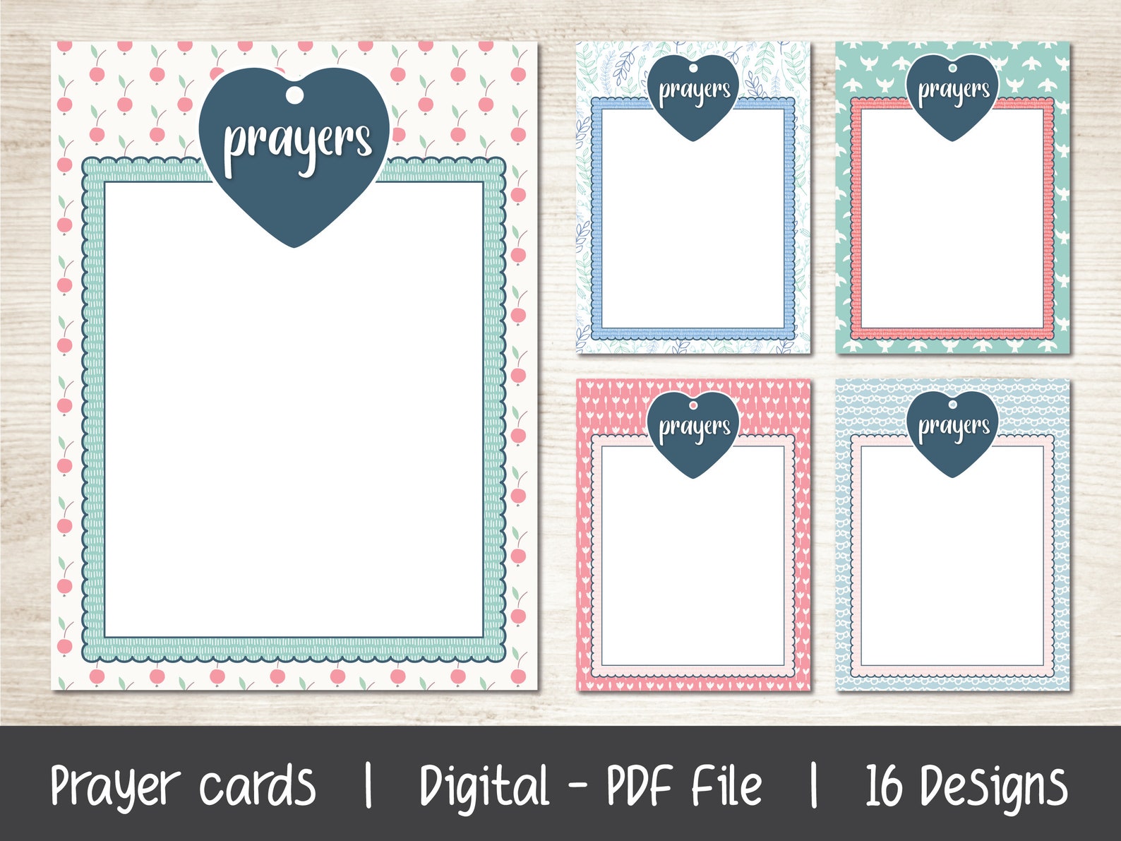 Prayer Cards Printable, Blank Prayer Cards, Prayer Warriors, Daily ...