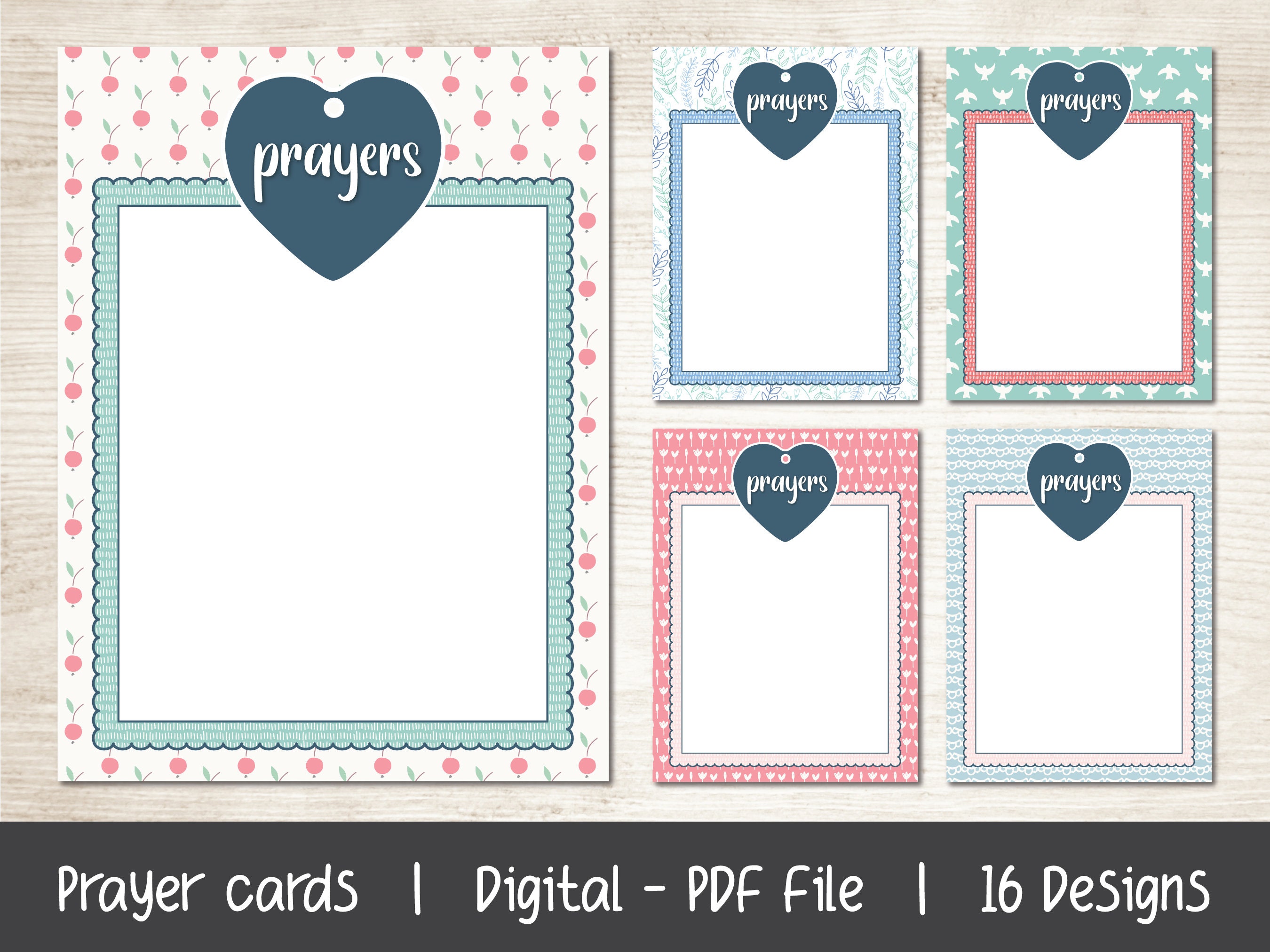 Prayer Cards Printable, Blank Prayer Cards, Prayer Warriors, Daily ...
