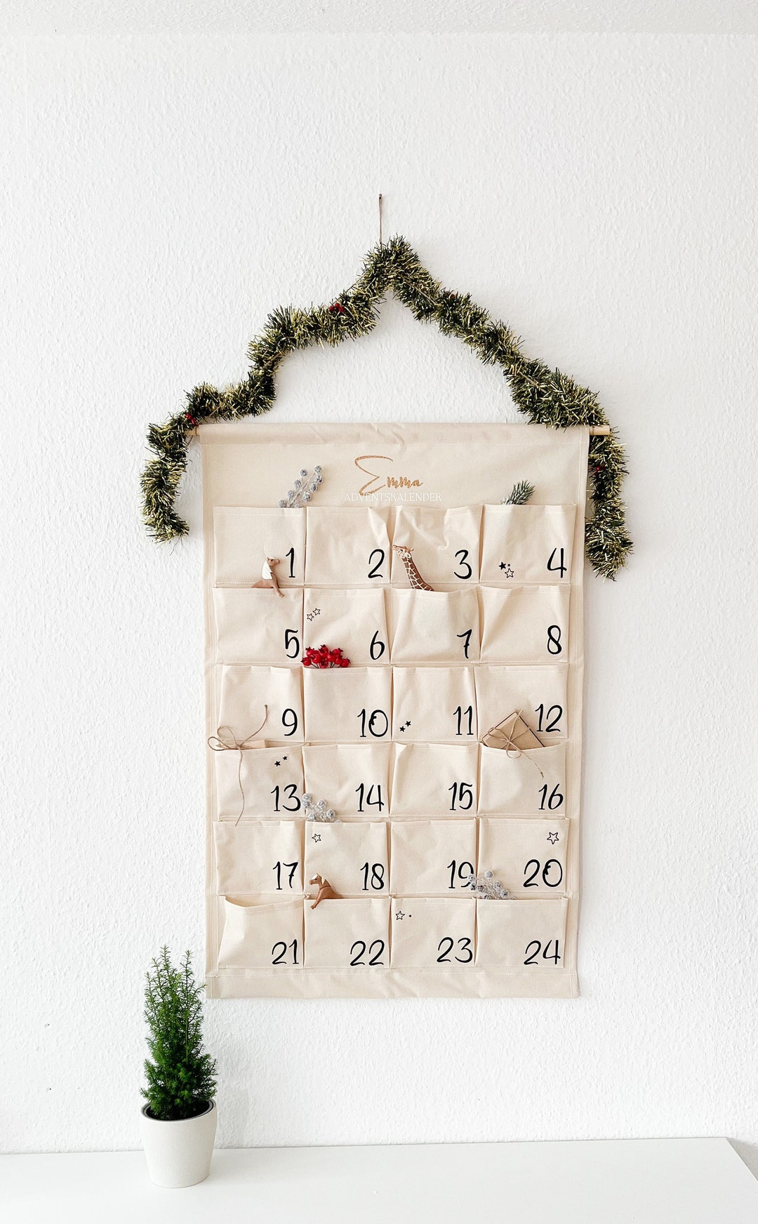 Personalized XXL Advent Calendar for Children to Fill Yourself, 24 ...