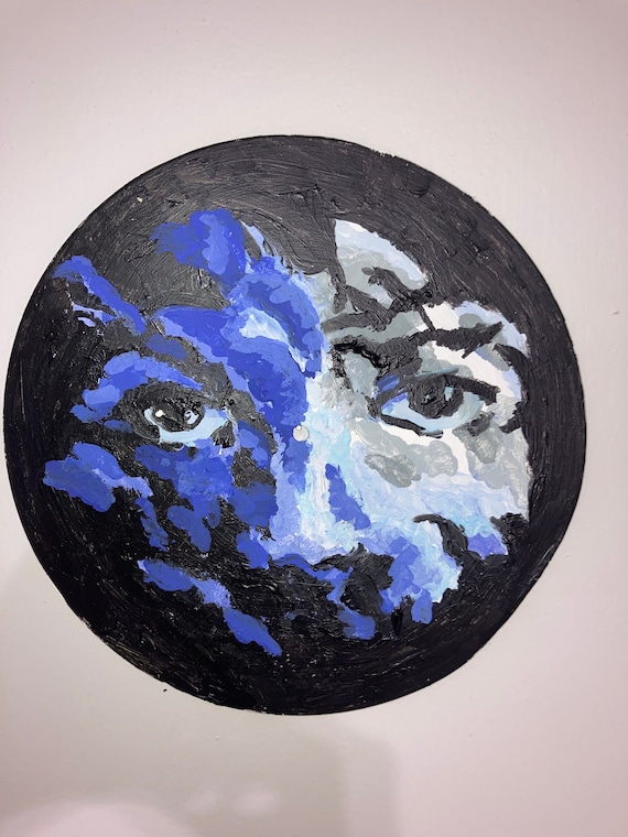 Michael Jackson Scream Album Cover Painted on Record | Etsy