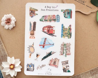 San Francisco Stickers - Etsy