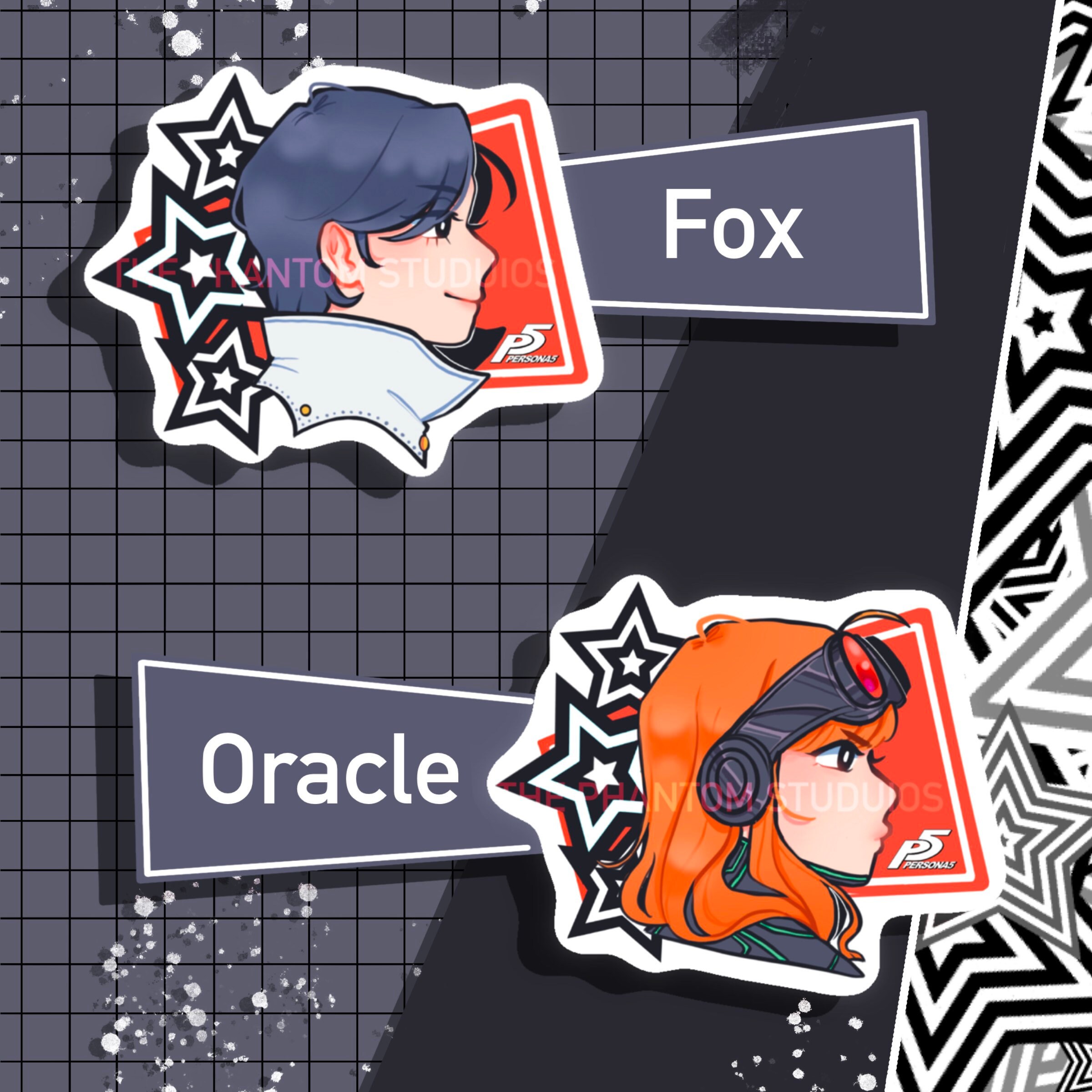 Persona 5 Phantom Thieves Metaverse Stickers Matte Decals - Etsy