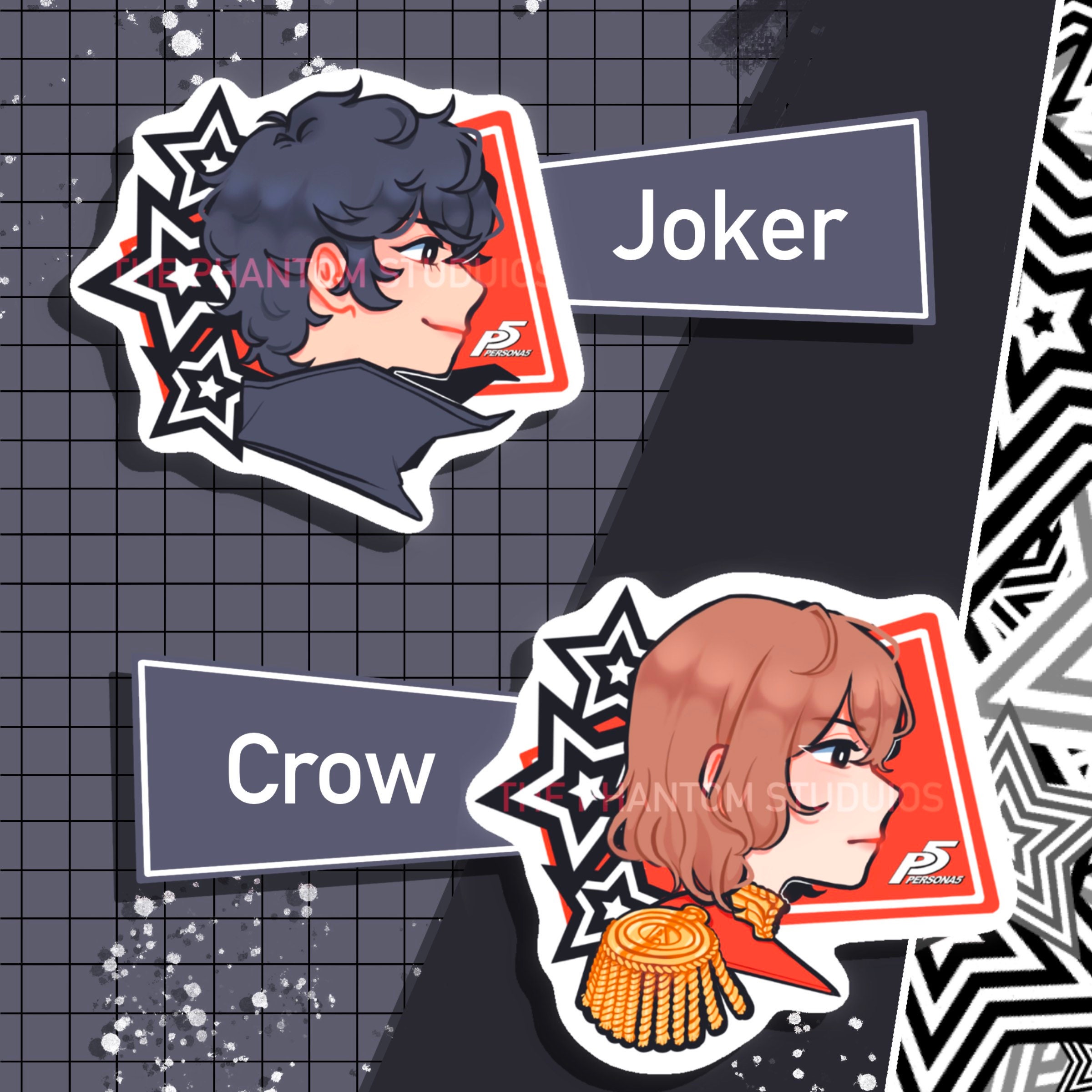Persona 5 Phantom Thieves Metaverse Stickers Matte Decals - Etsy