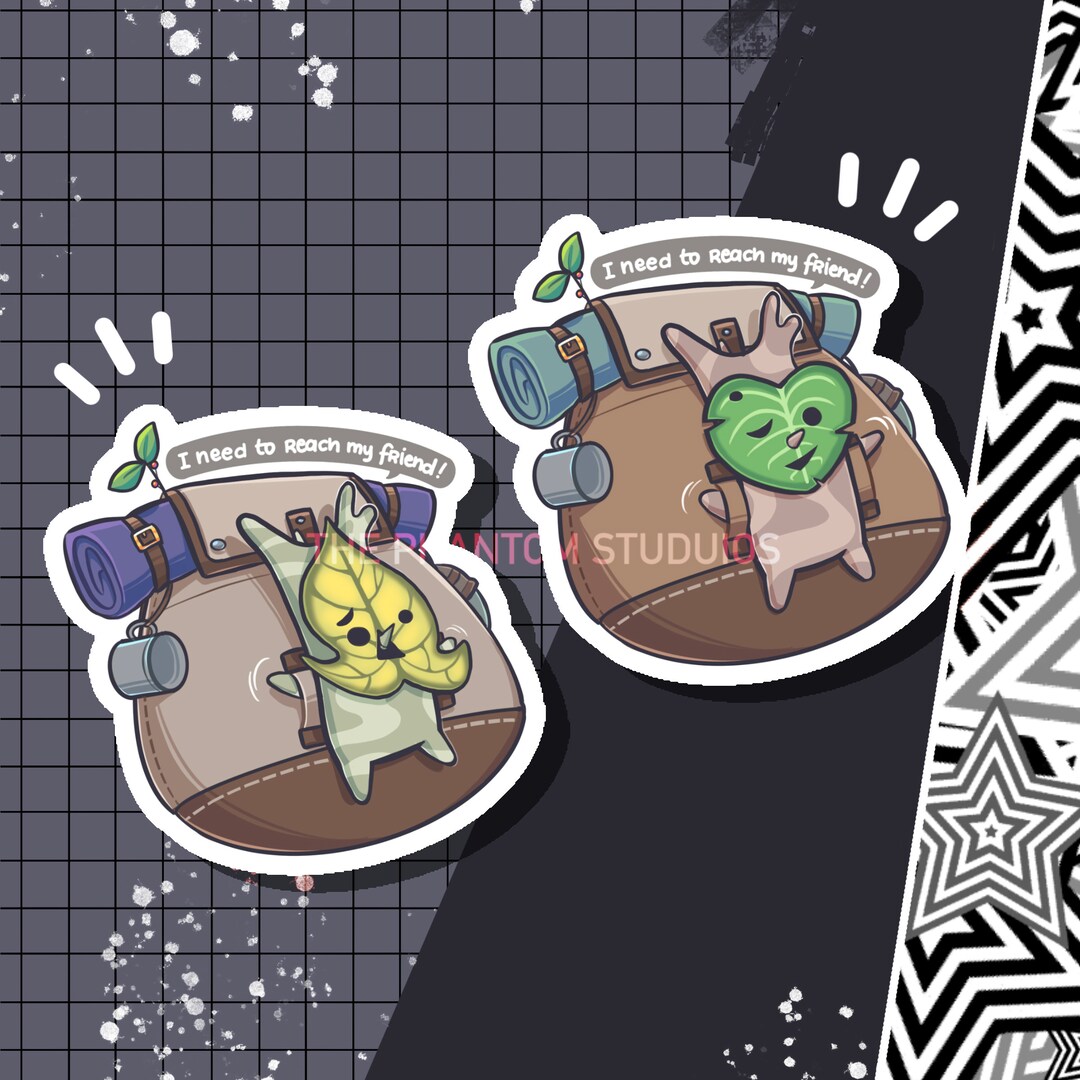 Tears of the Kingdom Backpack Korok Stickers | Vinyl | Decals - Etsy
